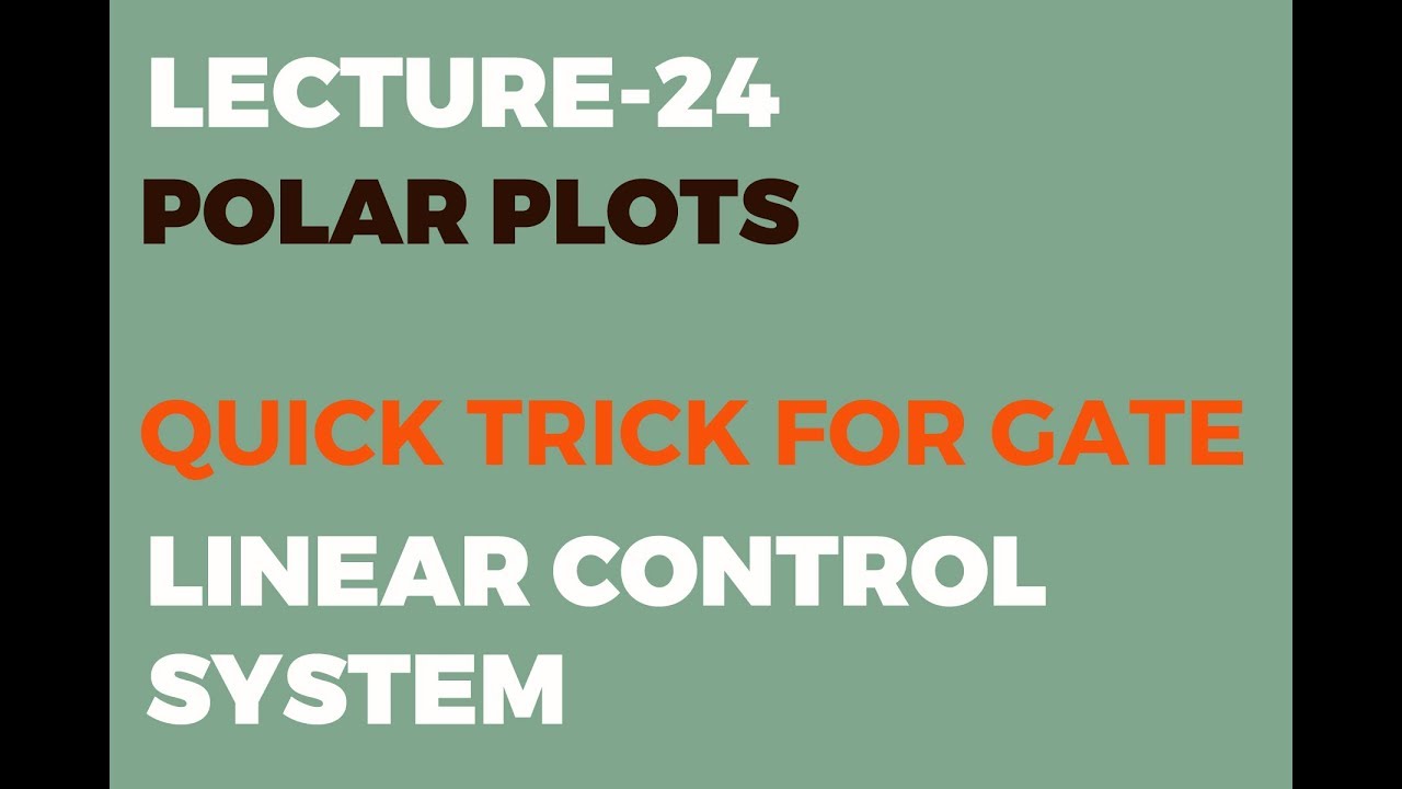Important Tricks of Polar Plot | Linear Control System - YouTube