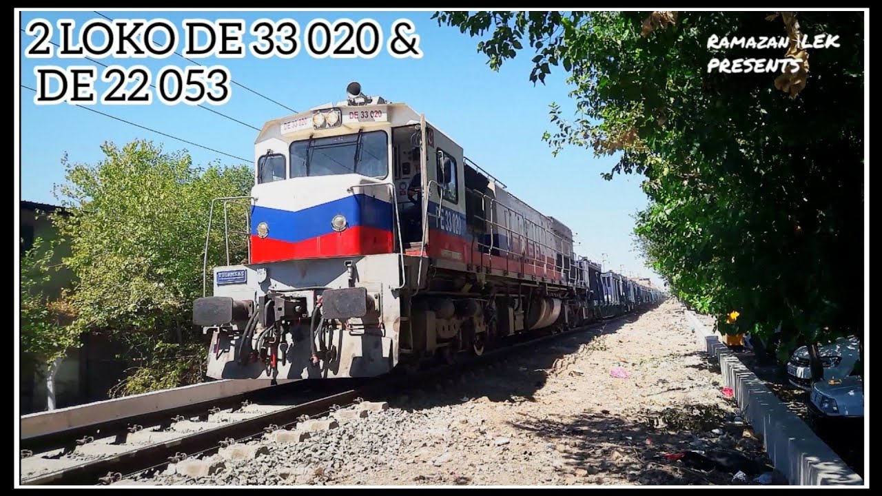 CEVHER TRENİ DE 33020 + DE 22053 |ORE TRAIN| GM/EMD-G26CW-2/KM: 500+926 ...