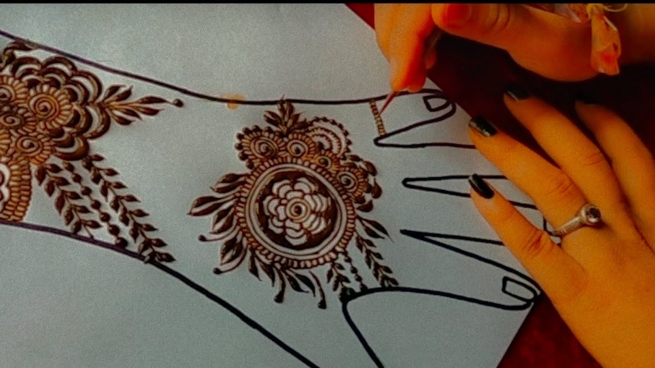 Designer Mehndi Designs For Hands|| Mehndi Design||SANVI CREATION ️ ...