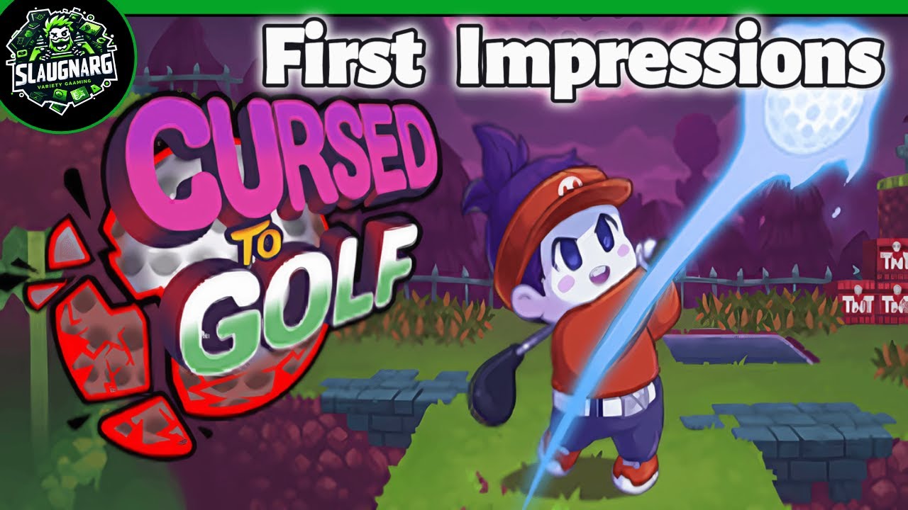 Cursed to Golf: Adorable Gameplay, Frustrating Levels - YouTube