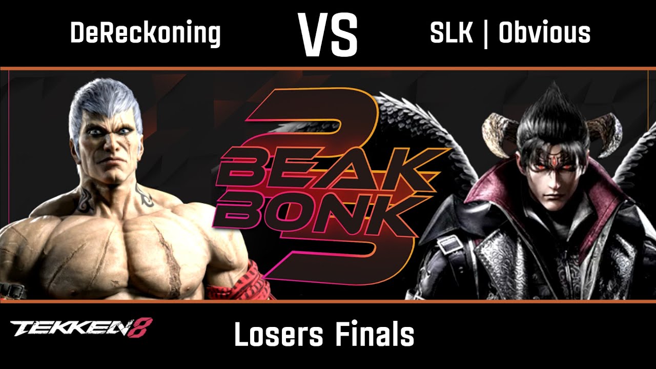 DeReckoning (Bryan) vs SLK | Obvious (Devil Jin) - TEKKEN 8 Losers ...