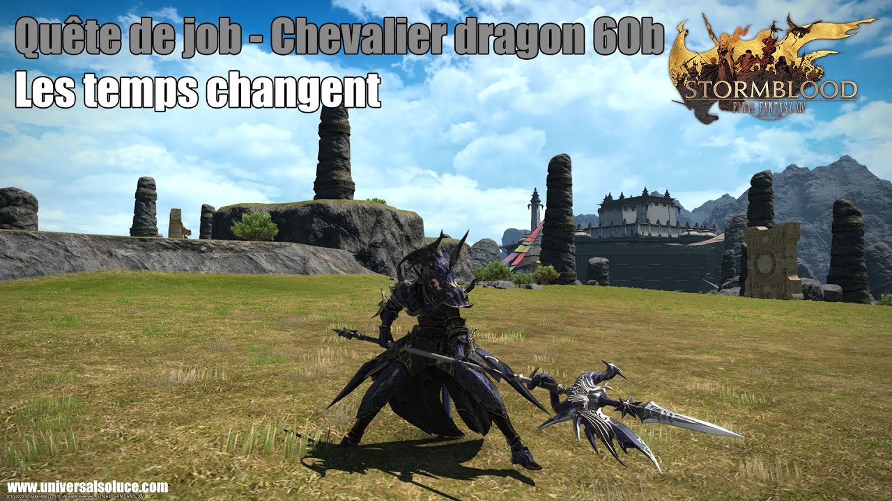 Final Fantasy XIV 4.0 - Quête de job - Chevalier dragon 60 bis : Les ...