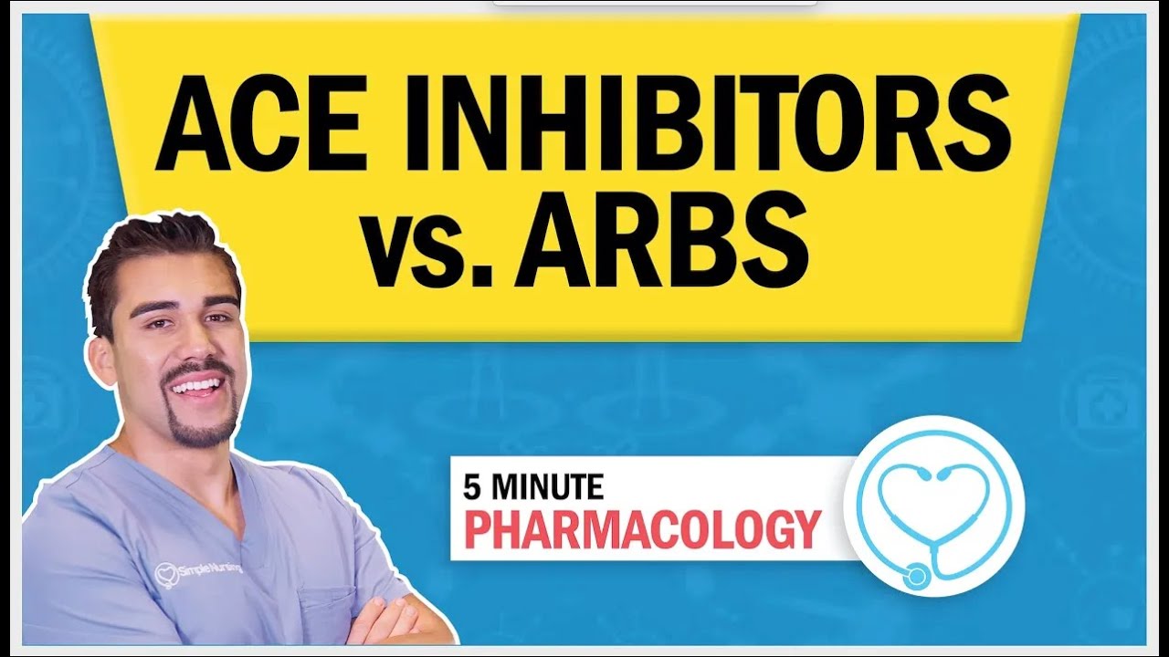 ACE Inhibitors vs ARBs Made Simple: MOA, Side Effects, NCLEX Tips - YouTube