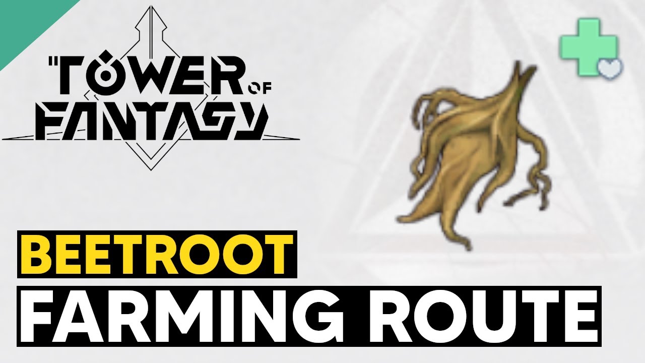 Beetroot Farming Route (Beetroot Location) - Tower of Fantasy - YouTube