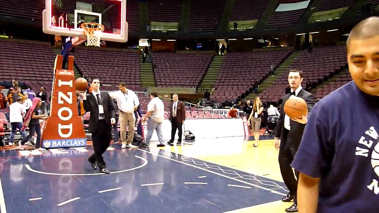 Taking Final Shot at Izod Center - YouTube