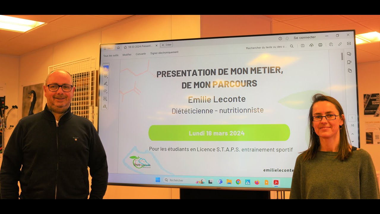 Rencontre avec Émilie Leconte, diététicienne - YouTube