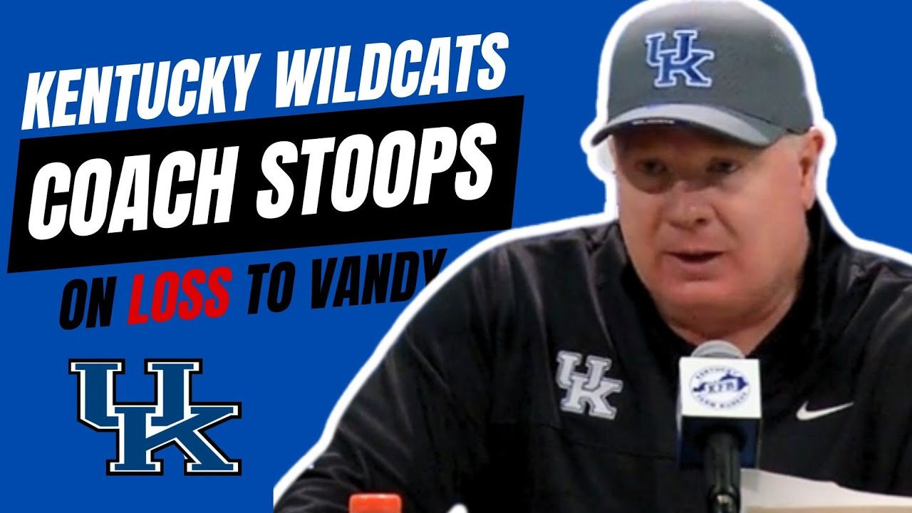 Kentucky Wildcats Football Coach Stoops Recaps LOSS to Vandy - YouTube