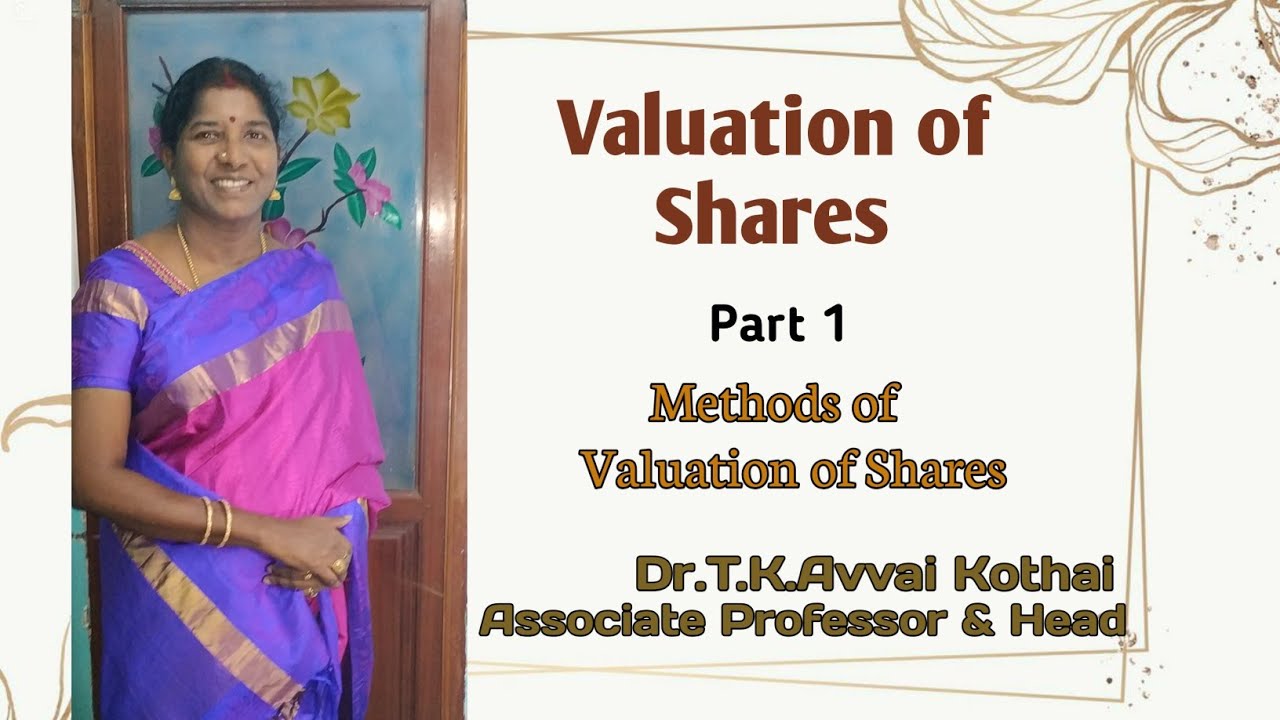 Valuation of Shares-Introduction-Methods of Valuation - Net Assets ...