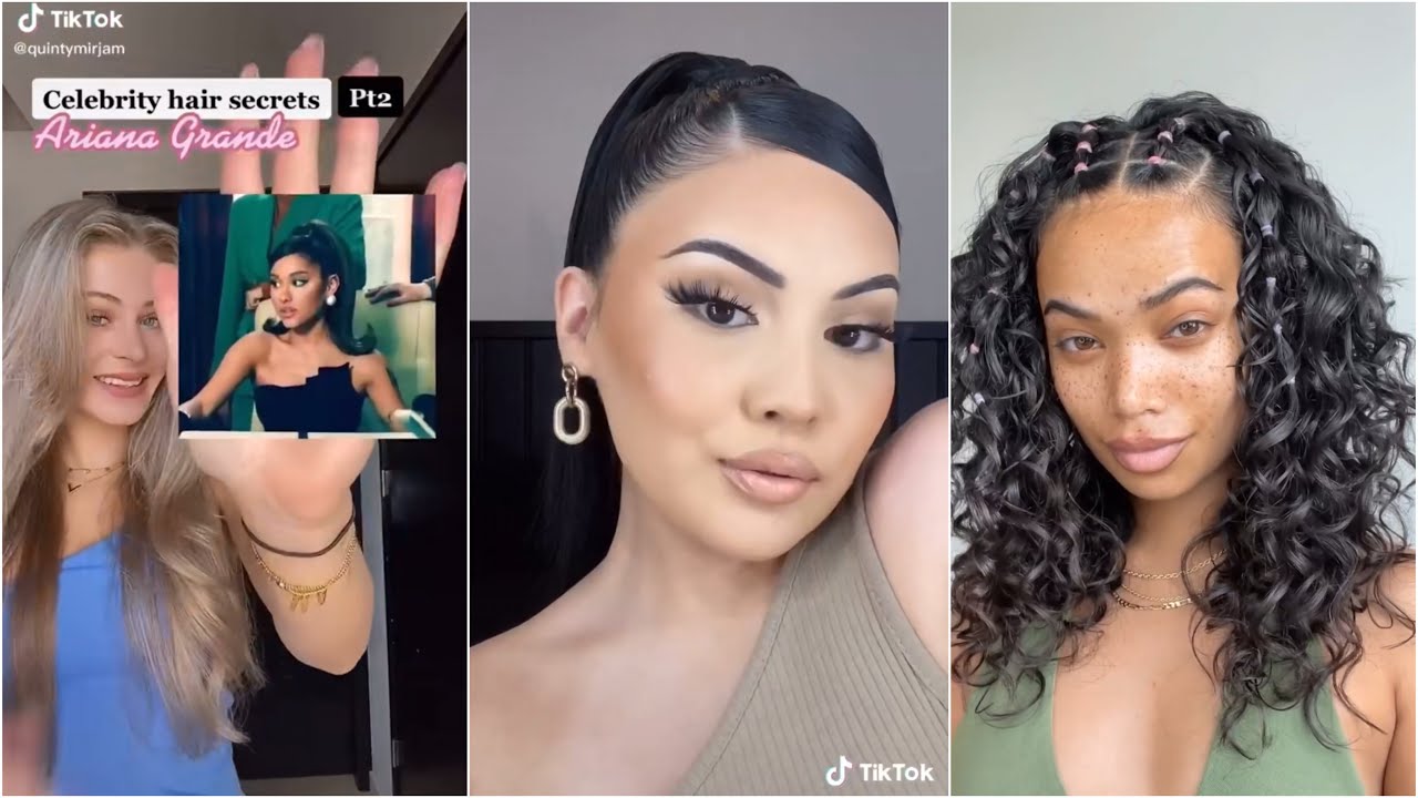 Easy and cute hairstyles for everyday | TikTok compilation - YouTube
