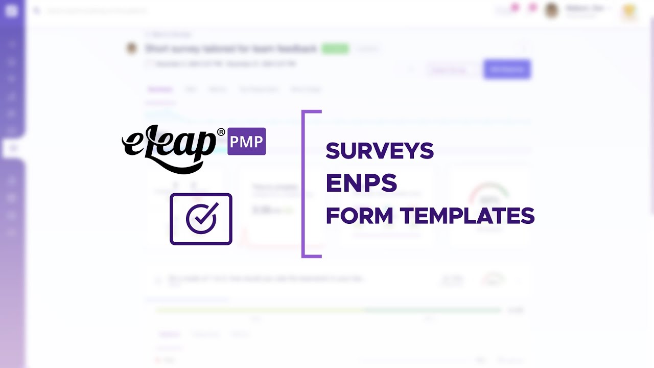 Surveys, eNPS, and Form Templates | eLeaP Performance - YouTube