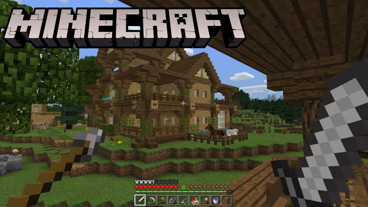 Moving In | Minecraft Hardcore Survival Episode 1 - YouTube