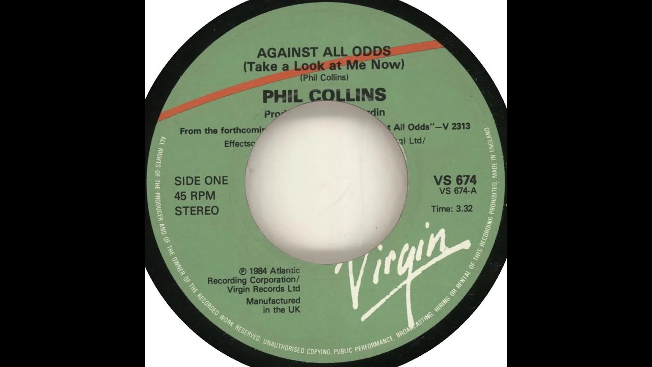 AGAINST ALL ODDS (TAKE A LOOK AT ME NOW) - Phil Collins - 1984 ...