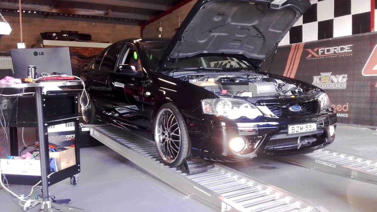 My bf xr6 with the biggest street legal supercharged motor you can get ...