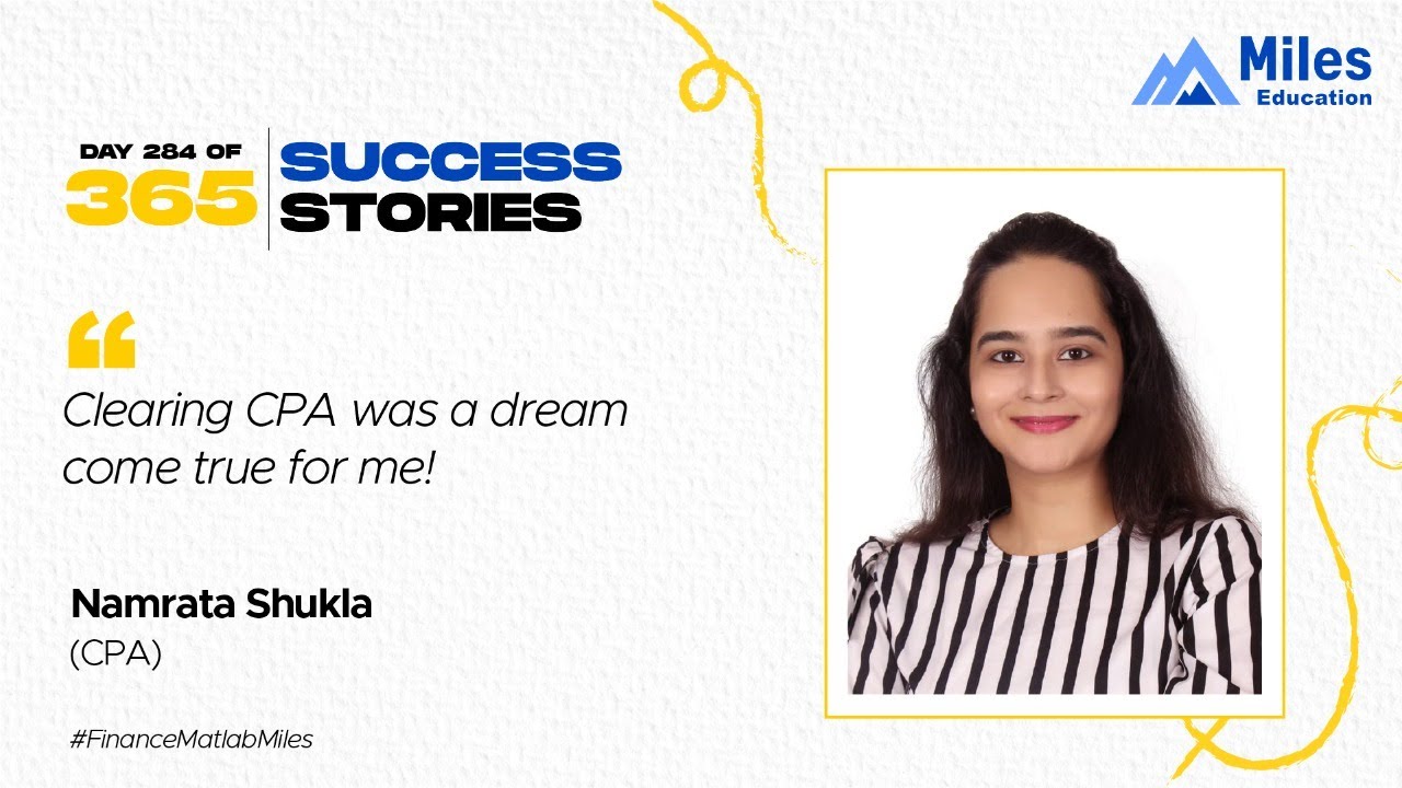 Namrata Shukla CPA | Day 284 of 365 success stories # S2 | Miles ...