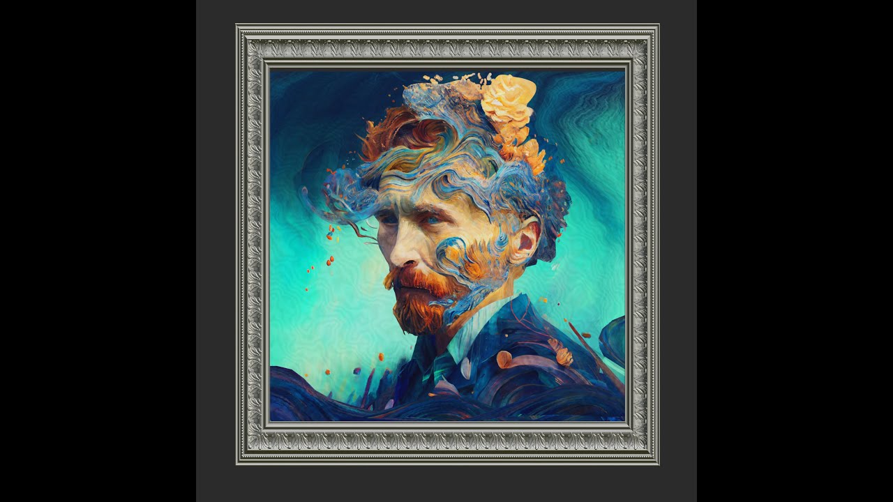 当我尝试用Blender制作了画里乾坤&大爱梵高van gogh - YouTube