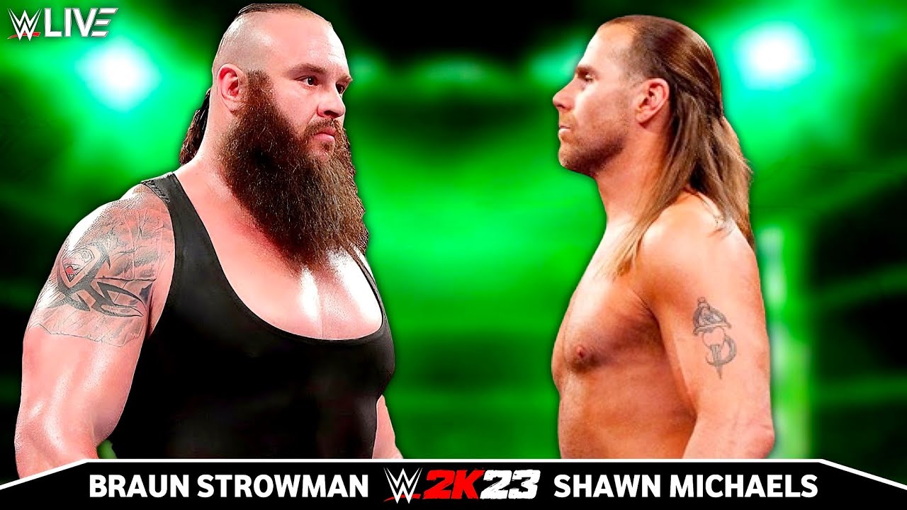 Shawn Michaels vs Braun Strowman - No Holds Barred Match At Day 1 - Dec ...