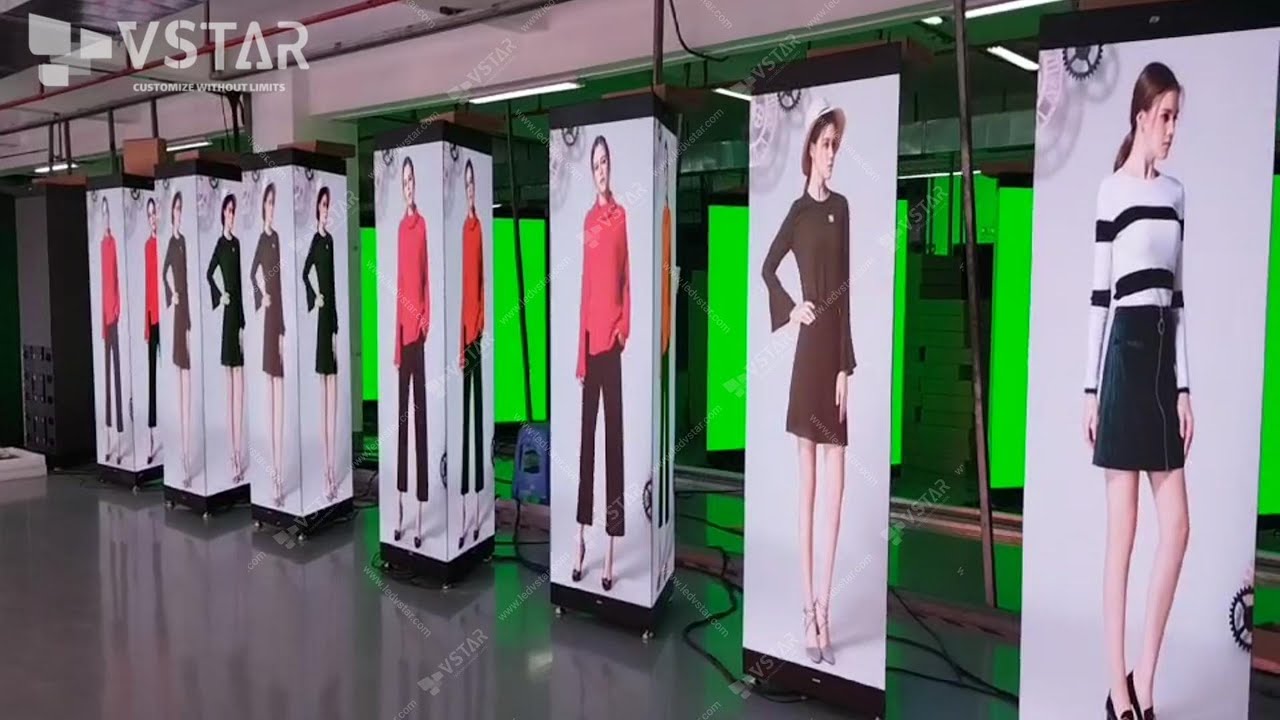 VSTAR P1.56mm Indoor triangular LED Screen - YouTube