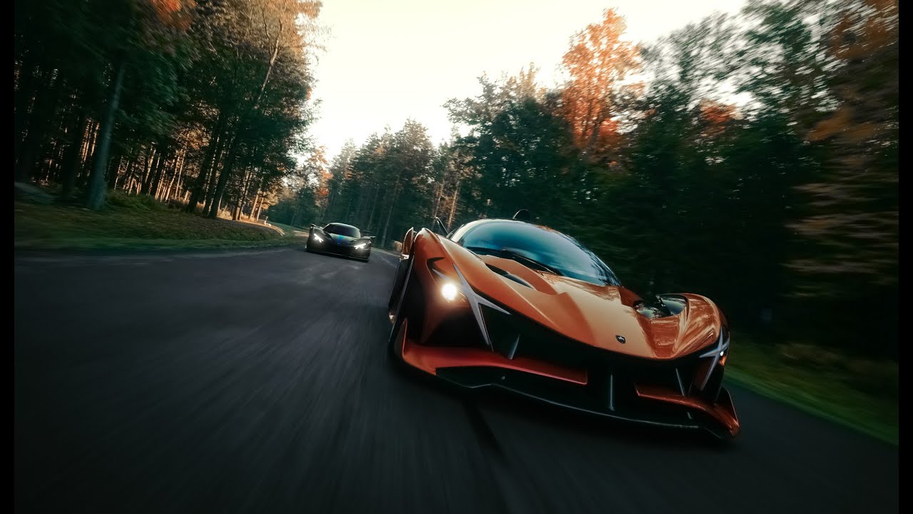 TWO INSANE Apollo hypercars take on the racetrack - 4k cinematic - YouTube