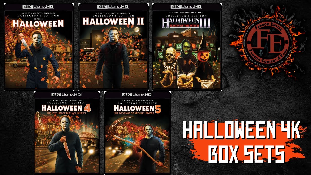 HALLOWEEN 4K UHD BOX SETS - YouTube