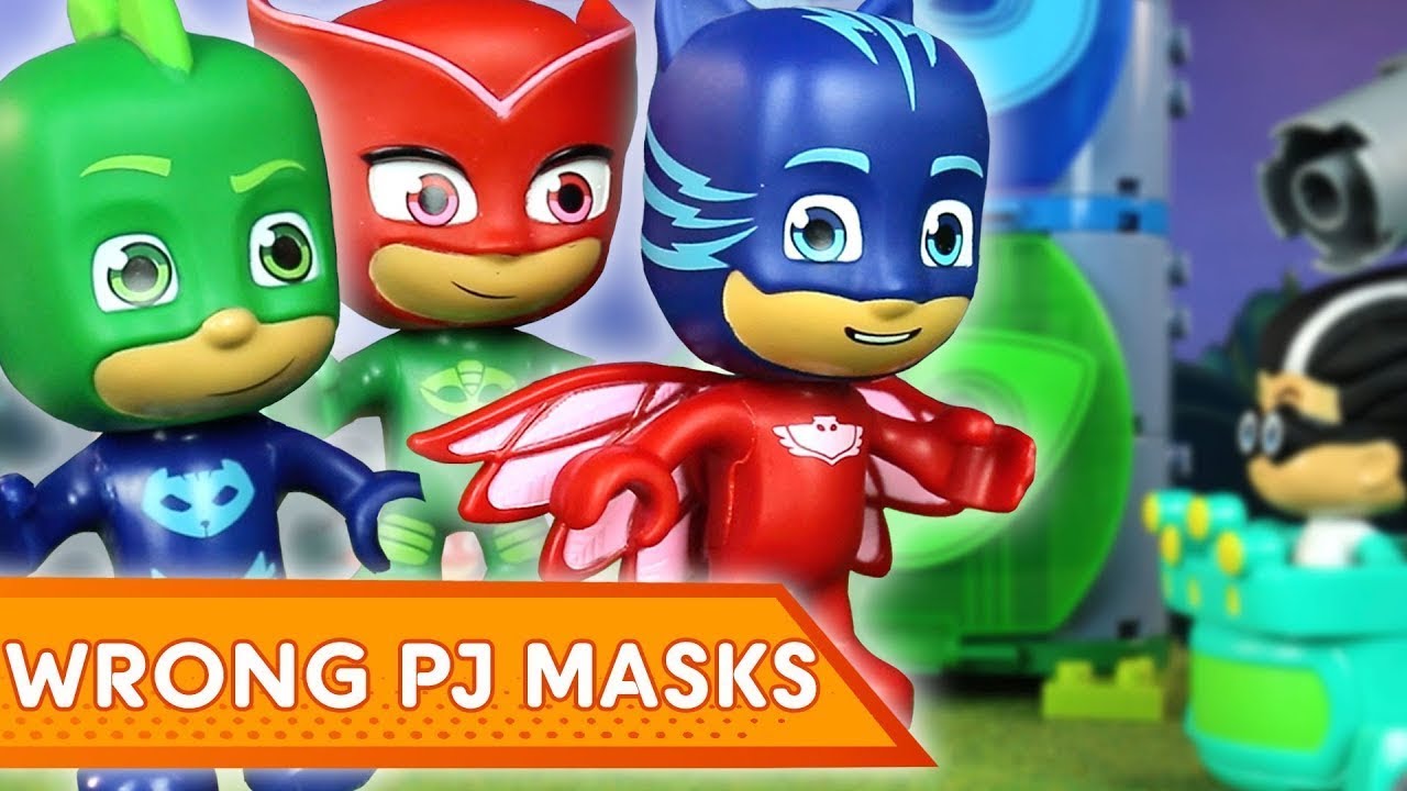 PJ Masks Creations 💜 Wrong PJ Masks! | STOP MOTION | Cartoons for Kids ...