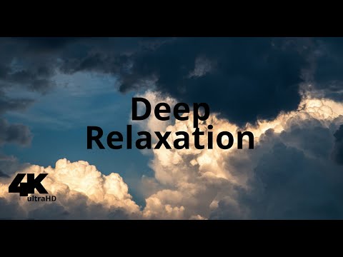 Sky Symphony: Serene Cloud Views with Relaxing Music for Stress Relief.