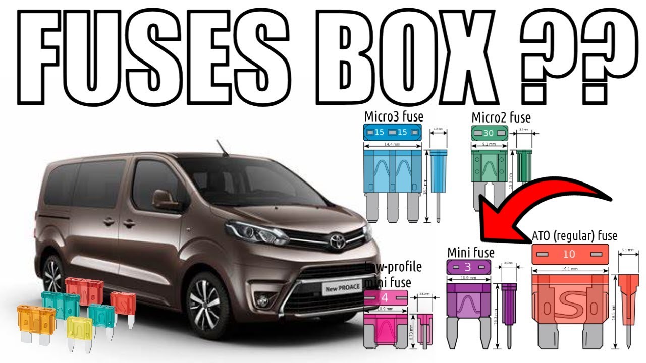FUSES BOX DIAGRAMS TOYOTA PROACE EV - YouTube