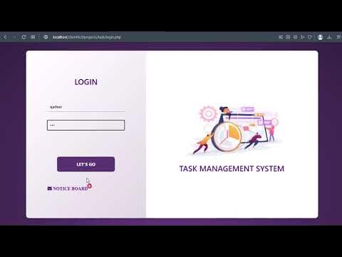 Task Management System || PHP, MYSQL || VU 2022 Project. - YouTube
