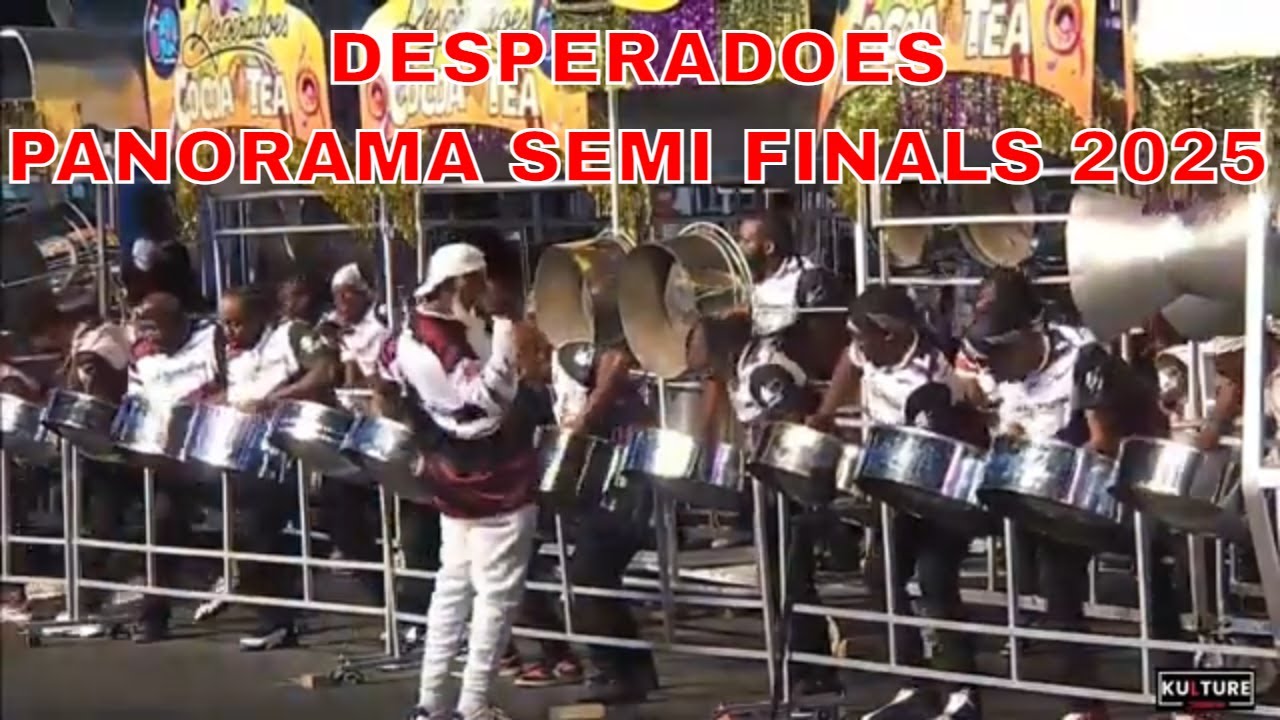 Desperadoes Steel Orchestra Panorama Semi Finals 2025 Large Band ...