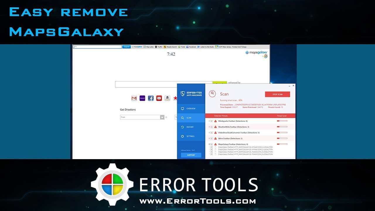 Remove MapsGalaxy from your Windows PC - YouTube