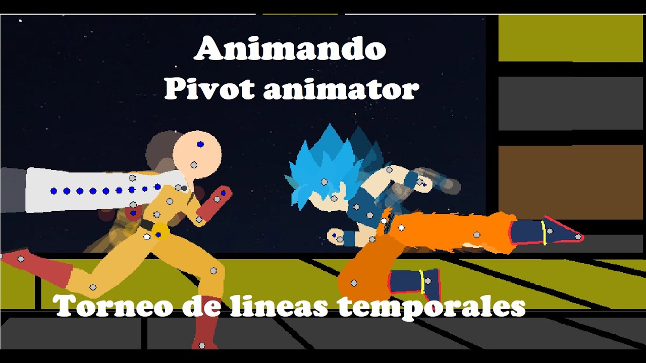 Yo animando en pivot / Pivot animator / Dragon ball - YouTube