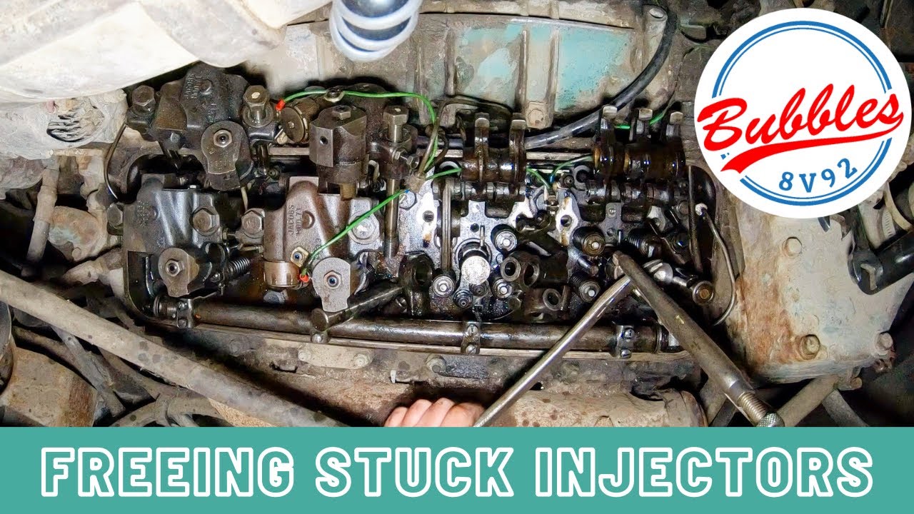Detroit 8v71 Freeing Stuck Injectors #peterbilt #detroitdiesel - YouTube