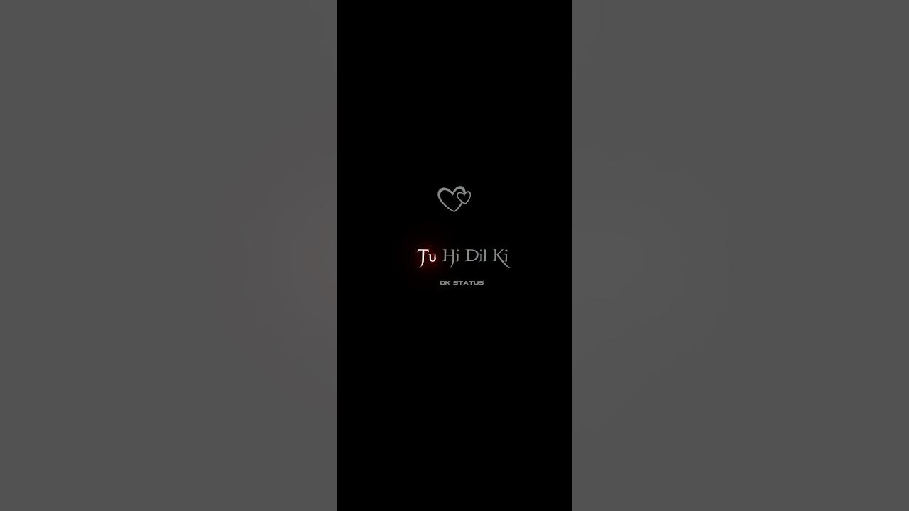 Tu Hi Haqeeqat Khwaab Tu Dariya Tu Hi Pyaas Tu 😌🎧 Lyrics Status🌈 🥀
