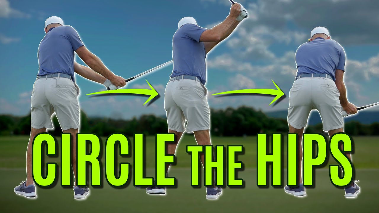 GOLF: How To Transition From Backswing To Downswing | CIRCLE THE HIPS ...
