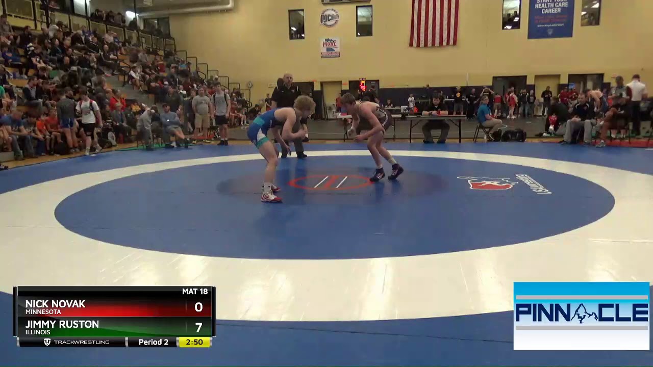 Junior Men 126 Cael Swensen Minnesota Vs Conor Knopick Nebraska - YouTube