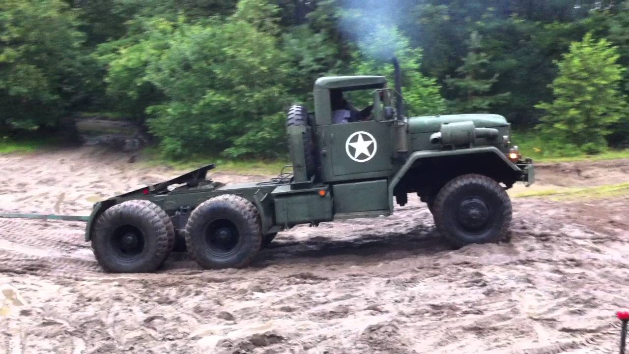 REO M52 pulled a bit - YouTube