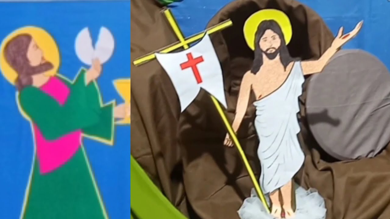 Holy week altar decoration| Easter altar |Maundy Thursday decoration ...