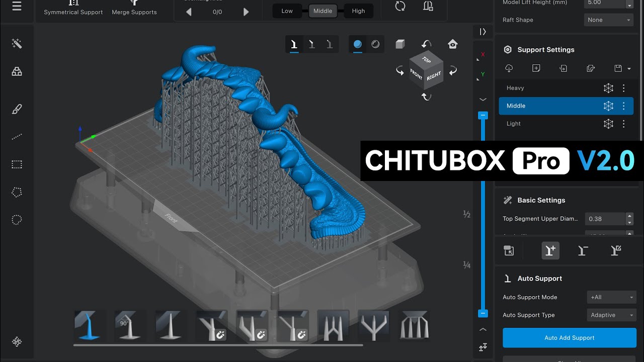 Best slicer to 3D resin prints: Chitubox Pro V2 - YouTube