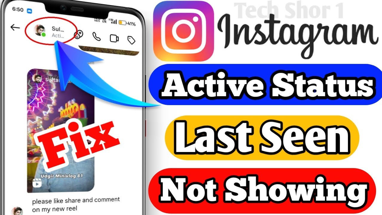 Instagram Active Status And Last Seen Not Showing Problem Solve ...
