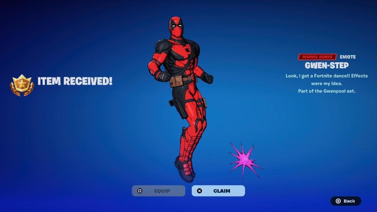 Purchased Gwen-Step Emote in Fortnite! 💃🔥 - YouTube