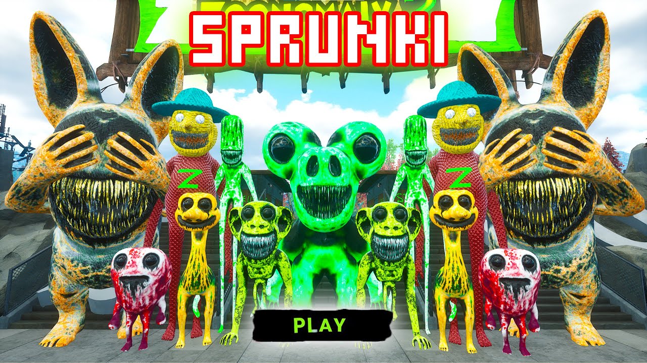 NEW ZOONOMALY SPRUNKI vs Sprunki Plant vs Zombie in Zoo #zoonomaly # ...