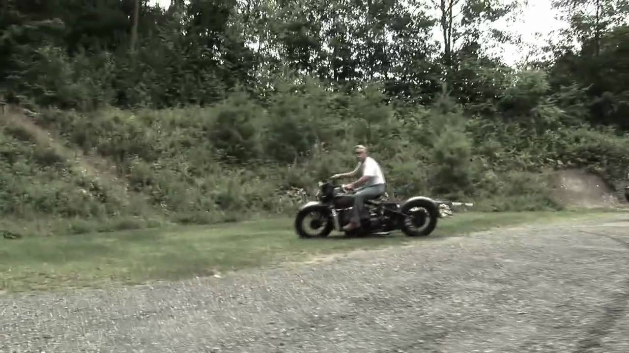 1935 Harley Davidson VL-V8 60HP - YouTube