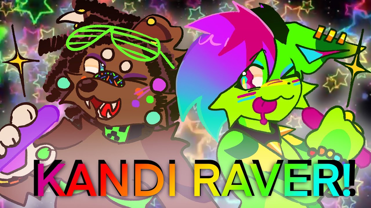 KANDI RAVER MEME!!! | EYESTRAIN WARNING | Bday gift!!!! - YouTube