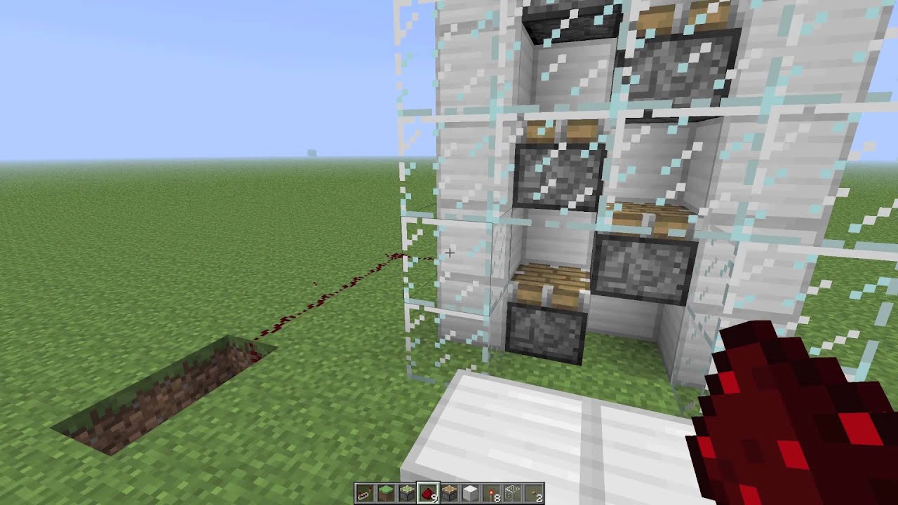 New Minecraft Elevator 4x4 - YouTube