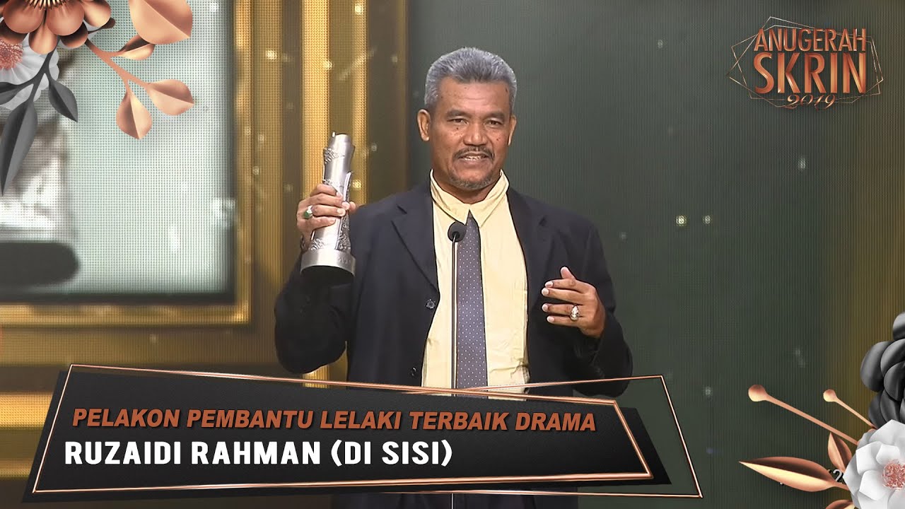 Pelakon Pembantu Lelaki Terbaik Drama - Ruzaidi Rahman (Di Sisi) | # ...