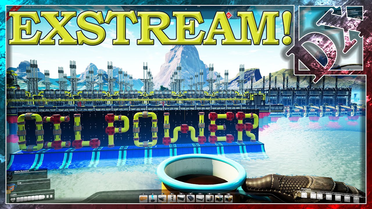 Satisfactory oil power plant update 3 - YouTube