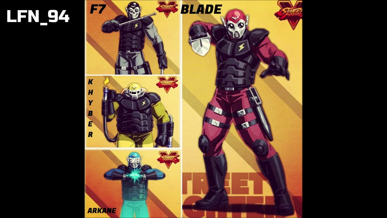 STREET FIGHTER TRIBUTO: BLADE, ARKANE, F7, KHYBER - YouTube