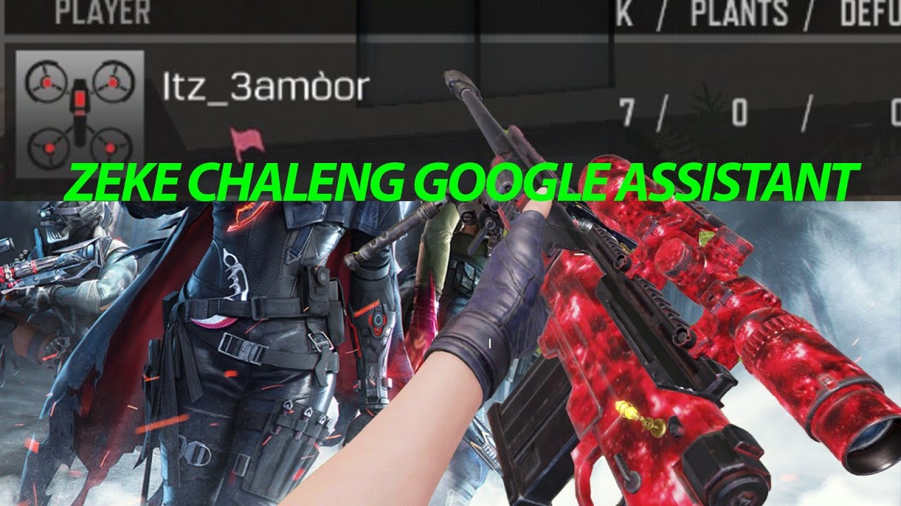 when google assistant play codm 🔥 @Zekeofficialstream Chaleng ️ - YouTube