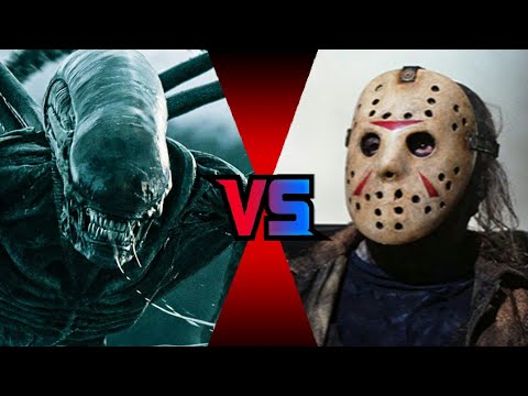 Xenomorph (Alien) VS Jason Voorhees | Drawing Cartoons 2 - YouTube