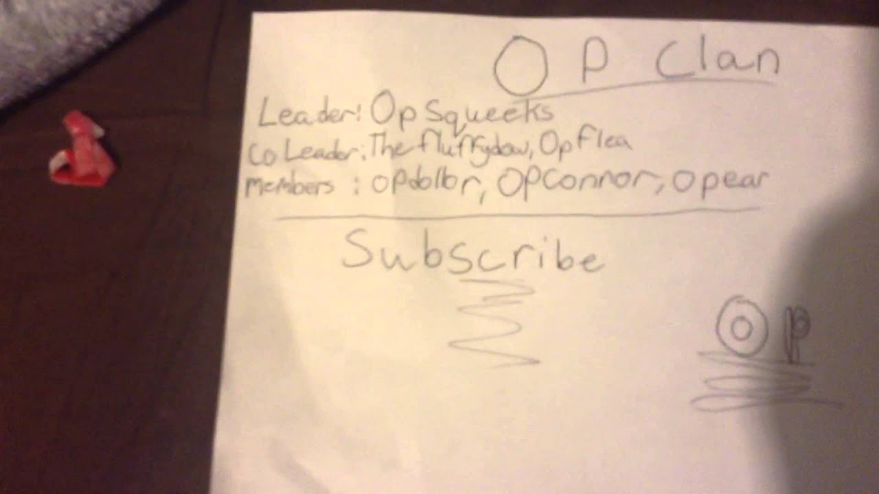 Op clan - YouTube