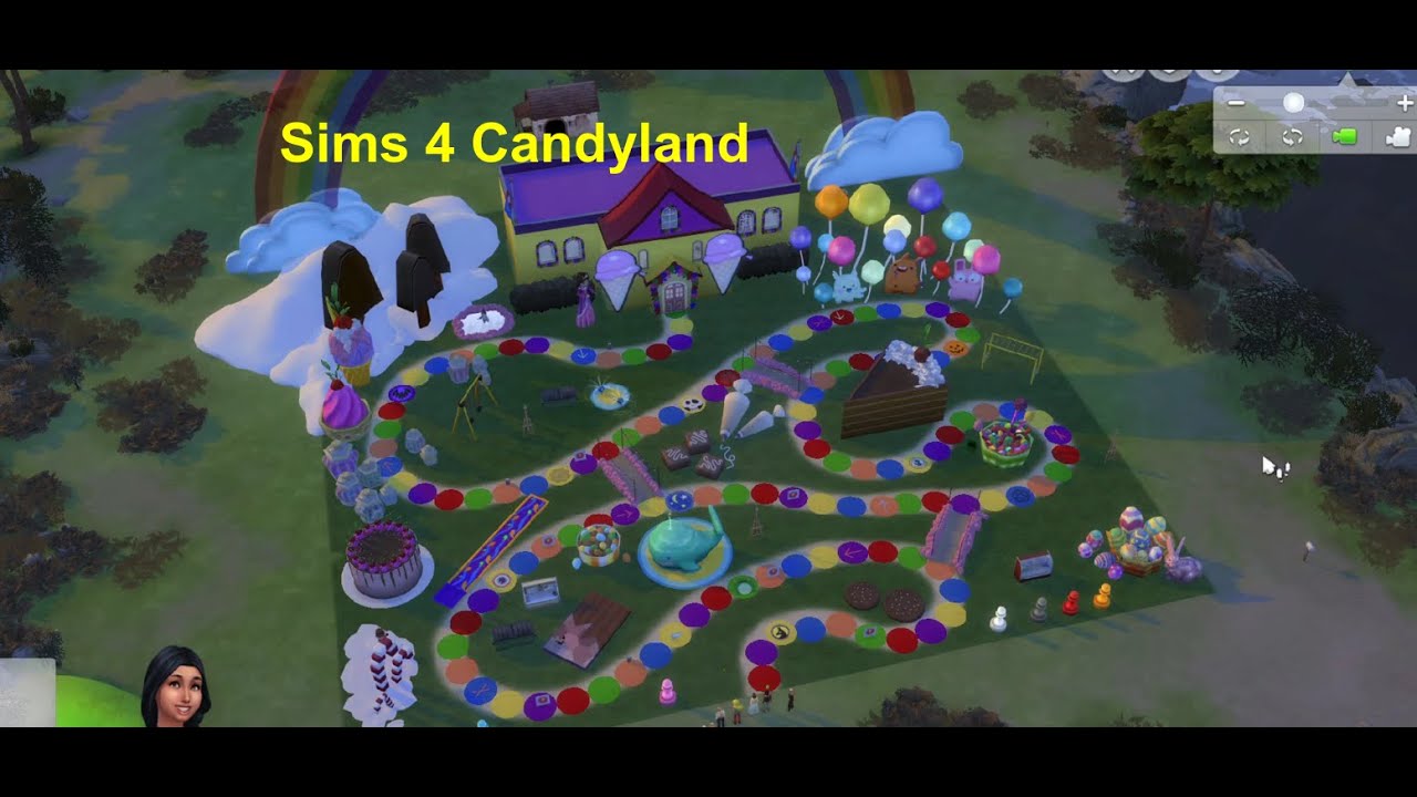 Sims 4 Candyland with Loonies - YouTube
